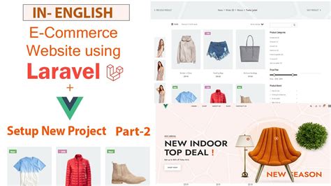 English Part 2build An E Commerce Website Using Laravel With Vue Js Setting Up Project Youtube