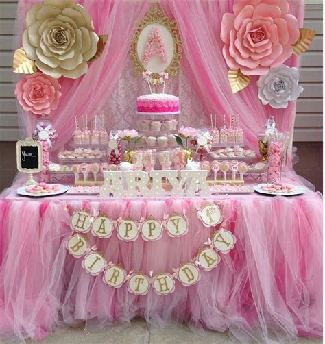 Decoraciones De Cumpleanos De Un Ano De Ninas
