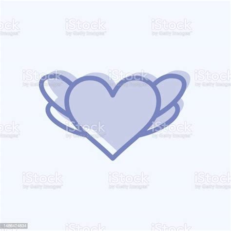 아이콘 하트 장식 기호와 관련이 있습니다 투톤 스타일 심플한 디자인 편집 가능 간단한 그림 Health에 대한 스톡 벡터 아트 및 기타 이미지 Istock