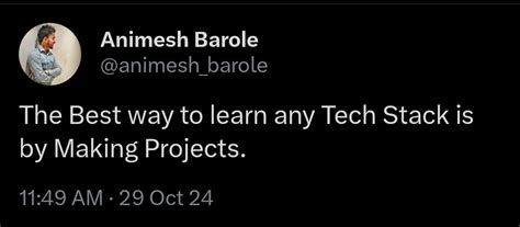 Build Tech Projects Animesh Barole