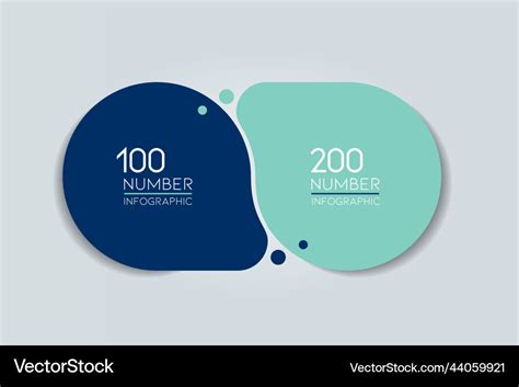 Elements Scheme Diagram Two Connected Circles Vector Image