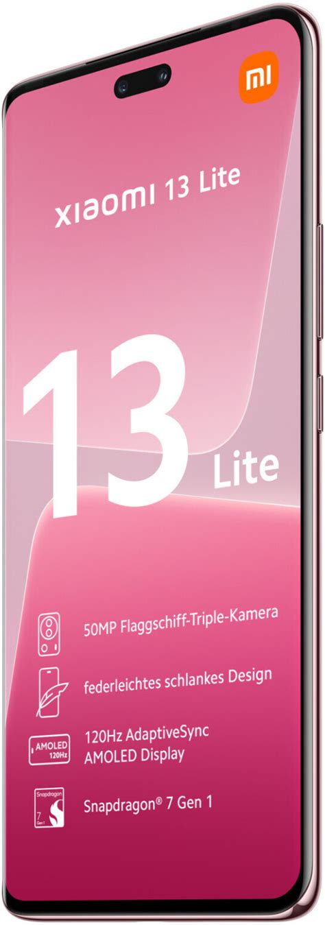 Xiaomi 13 Lite 128GB Pink ab 315,59 € | Preisvergleich bei idealo.de