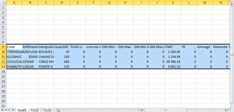 exporter les données vers excel
