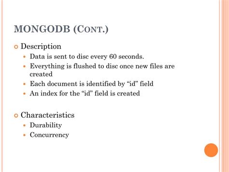 Ppt Nosql Databases Mongodb Vs Cassandra Powerpoint Presentation