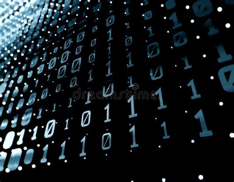 Binary Digital Array Big Data Transmission And Map Of India