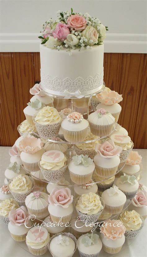 Wedding Cupcakes Perfect Dessert Or Favour Elegant Floral Wedding