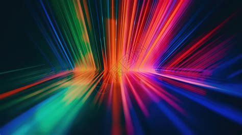 彩色霓虹光线数字艺术插画图片下载 正版图片402457802 摄图网