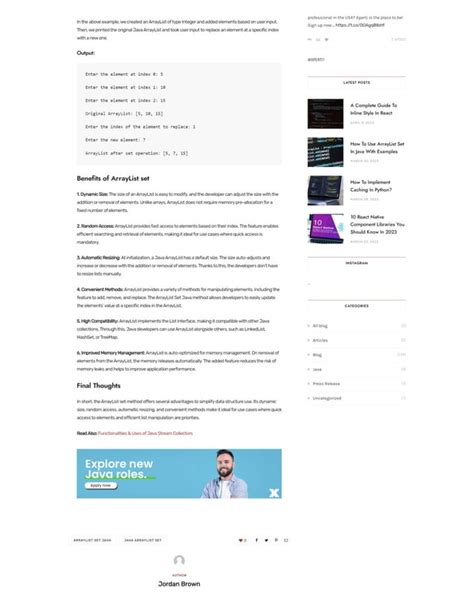 How To Use Arraylist Set In Java With Examples Pdf