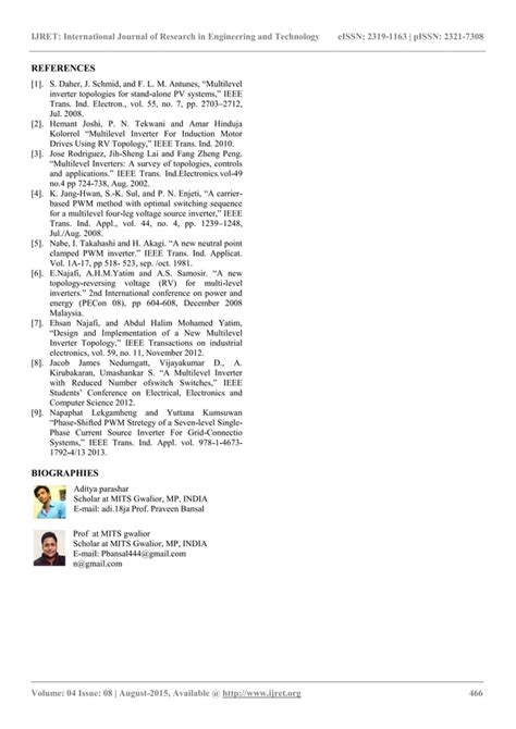 Cascaded H Bridge Multilevel Inverter In A Three Phase Eleven Level Pdf Internet Of Things