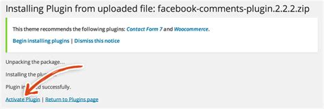 Activate Facebook Comments Wordpress Plugin WPLauncher