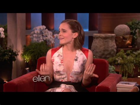Naked Emma Watson In Ellen The Ellen Degeneres Show
