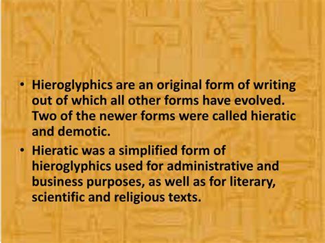 PPT Unveiling Ancient Hieroglyphs From Inscriptions To Deciphering Techniques PowerPoint