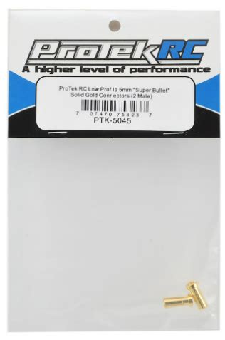 ProTek Low Profile Mm Male Bullet Connectors Track Time Hobbies