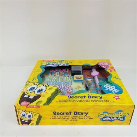 Spongebob Squarepants Toys Spongebob Squarepants Secret Diary Set New In Box Poshmark