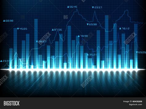 Financial Graph Chart Vector And Photo Free Trial Bigstock