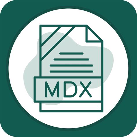 Mdx Icon Design 50580175 Vector Art At Vecteezy