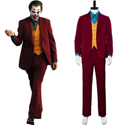 Joker 2019 Joaquin Phoenix Arthur Fleck Cosplay Kostüm Männlich Größe