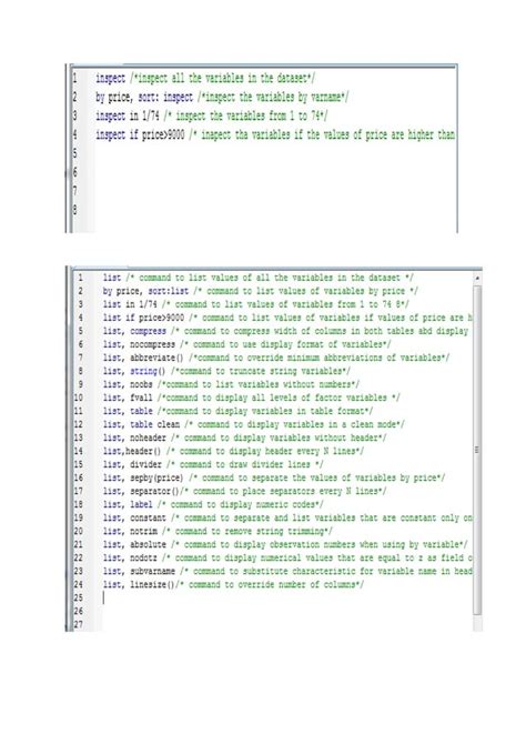 Selected Portion Of Stata Commands Pdf