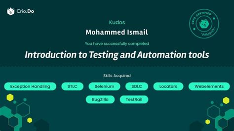 mohamed ismail on linkedin learnbydoing criodo softwaredevelopment upskill technology tech…