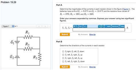 Solved Determine The Magnitudes Of The Currents In Each