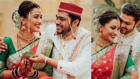 Suyash Tilak Wedding अभिनेता सुयश टिळक अभिनेत्री आयुषी भावेसोबत लग्नबंधनात पाहा खास क्षणाचे