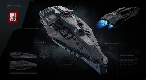 Dreadnoughts Spaceship Design