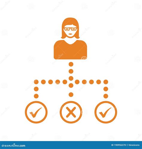 Hierarchy Vector Organization Structure Icon Stock Vector Illustration Of Hierarchy