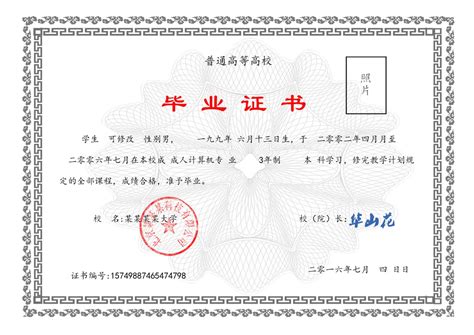 毕业证模板 毕业证模板下载 毕业证模板大全 设图网