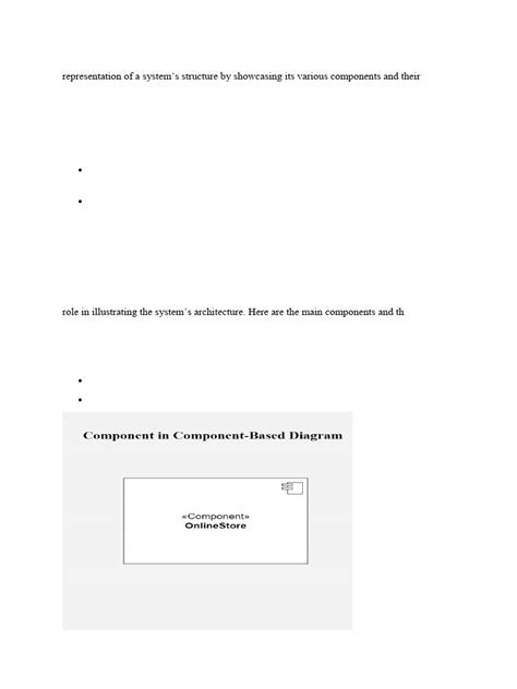 Component Diagram Pdf Unified Modeling Language System