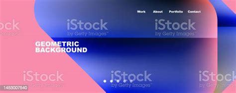 액체 색상 추상적인 배경을 가진 기하학적 유체 모양 배경 화면 배너 배경 카드 책 그림 방문 페이지에 대 한 벡터 일러스트 레이 션 0명에 대한 스톡 벡터 아트 및 기타