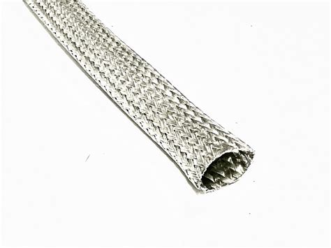 Tinned Copper Tubular Braid Ground Strap Grounding 12 Width 25 Ft