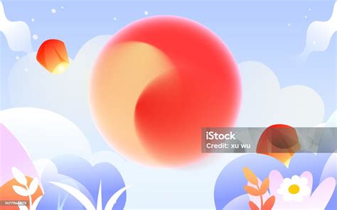 발렌타인 데이 커플 하트와 꽃이 있는 배경 벡터 일러스트 레이 션 Tanabata Festival에 대한 스톡 벡터 아트 및 기타 이미지 Tanabata Festival