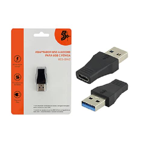 Adaptador Usb Macho Para Usb C Femea