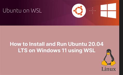 Install Ubuntu 20 04 Lts On Windows Via Wsl Techdirectarchive