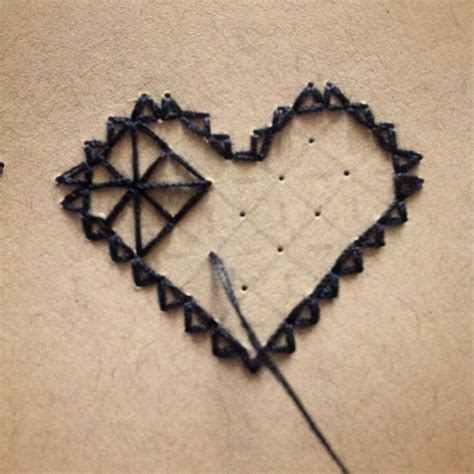 Stitching Card Stitched Card Embroidery Stitch Card Stitching Cards Paper Embroidery