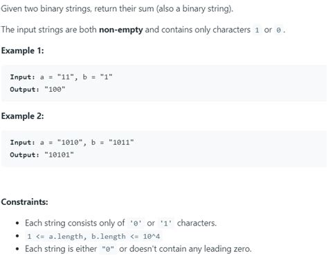 Add Binary Leetcode Giải Quyết Bài Toán Nhị Phân Đơn Giản Và Hiệu Quả