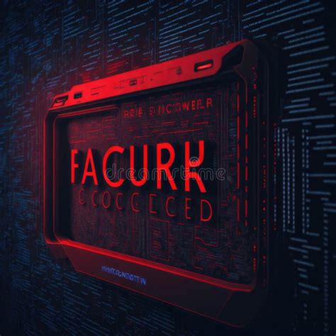 Internet Security Concept Technology Vulnerable Passwords Hacking Code Computer Protection