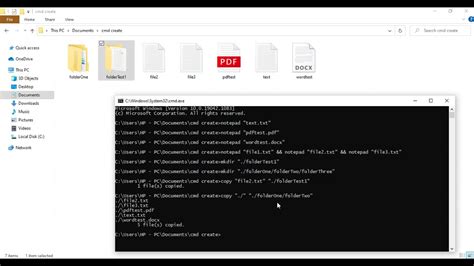 Create Copy And Delete Files From The Command Prompt On Windows Youtube