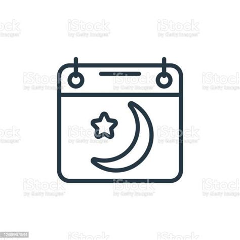 라마단 개념의 라마단 아이콘 벡터입니다 라마단 편집 가능한 스트로크의 얇은 선 그림입니다 웹 및 모바일 앱 로고 인쇄 미디어에 사용할 라마단 선형 기호 0명에 대한 스톡