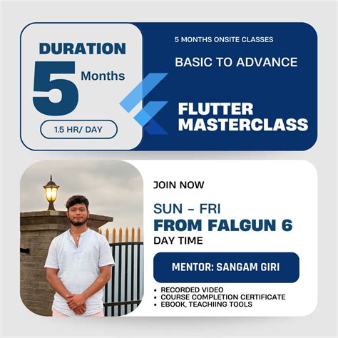 🚀 Join Our Flutter Masterclass Elevate Your App Development Skills Samarth Technical