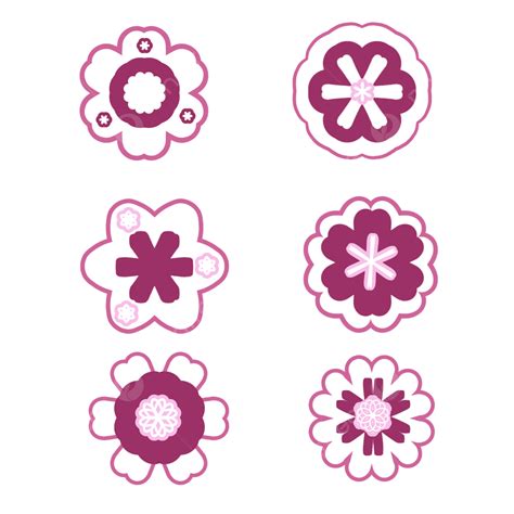 귀여운 꽃 스티커 Png 무료 일러스트 다운로드 귀여운 스티커 꽃 스티커 꽃 Png 일러스트 및 Psd 이미지 무료 다운로드 Pngtree