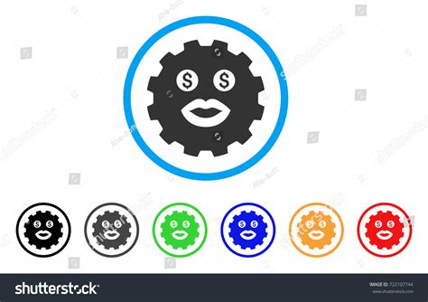 Prostitute Smiley Gear Icon Vector Illustration Stock Vector Royalty Free 722107744 Shutterstock