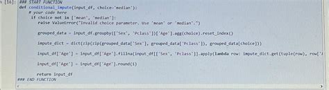 Solved 16 Start Functiondef