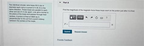 Solved Two Identical Circular Wire Loops Cm In Chegg Com