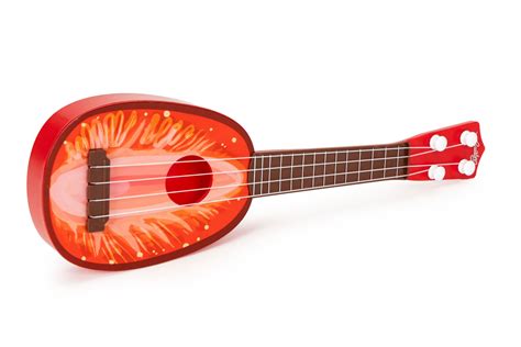 Ukulele Gitara Dla Dzieci Cztery Struny Truskawka