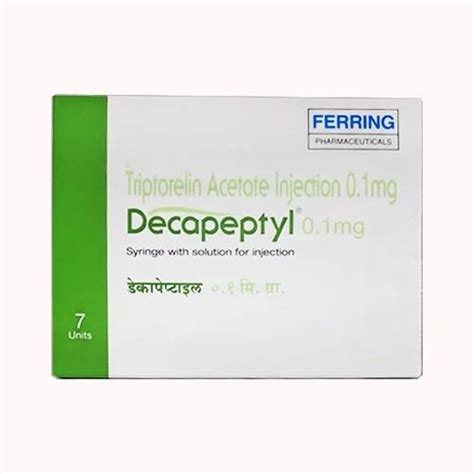 Decapeptyl 01mg Injection At ₹ 300vial Triptorelin Acetate In