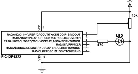 Pic12f1822 Adc And Pwm Modules