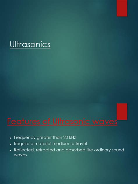 Ultrasonics Pdf Pdf Inductor Waves