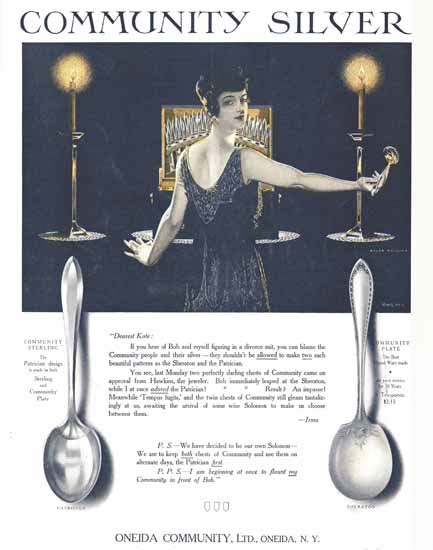 Coles Phillips Oneida Community Silver Allowed Sex Appeal Mad Men Art