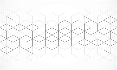 그래픽 디자인 요소와 아이소메트릭 벡터 블록이 있는 추상적인 기하학적 배경 패턴에 대한 스톡 벡터 아트 및 기타 이미지 패턴 배경 주제 한 줄로 Istock